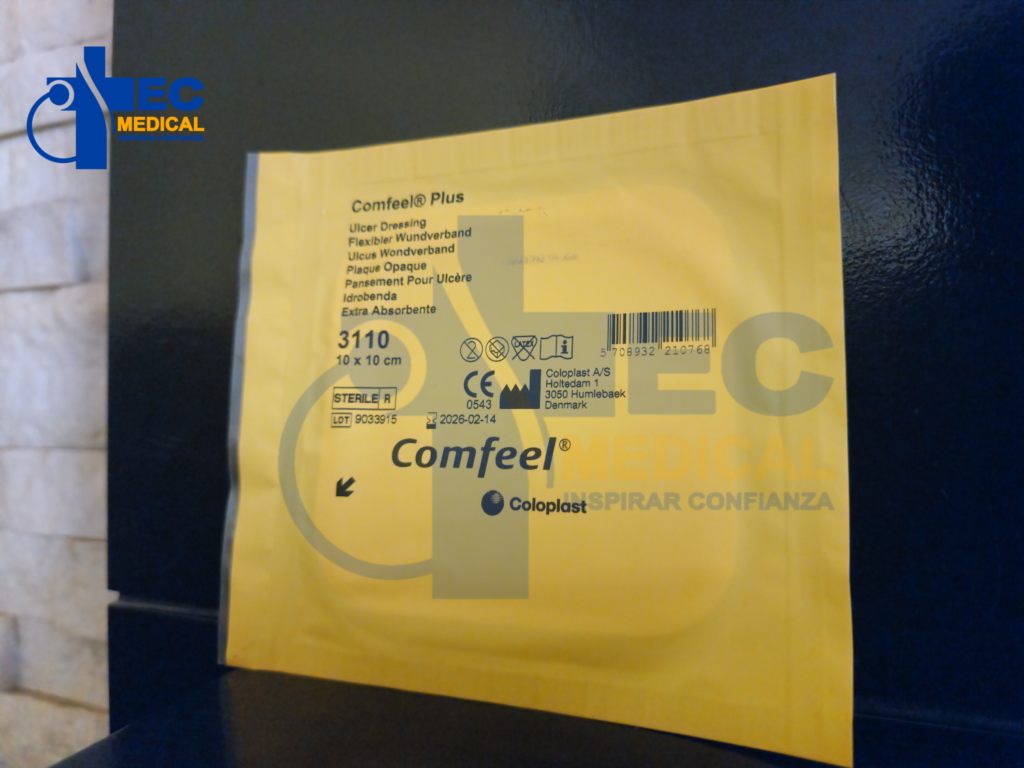 APOSITO HIDROCOLOIDE COMFEEL COLOPLAST 10x10cm Unidad – Tec Medical Perú
